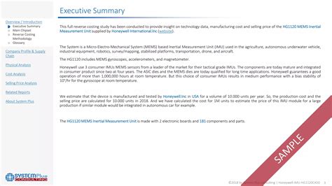 Honeywell Hg1120ca50 9 Axis Mems Inertial Sensor Ppt