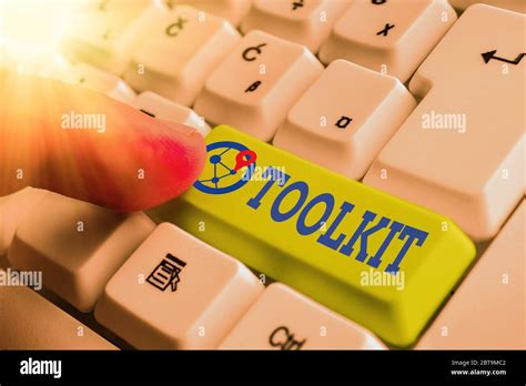 Handwriting Text Writing Toolkit Conceptual Photo Set Of Tools Kept In