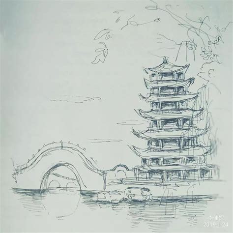 徽州古城城墙简笔画 徽州古城简笔画 徽州古城简笔画图片 大山谷图库
