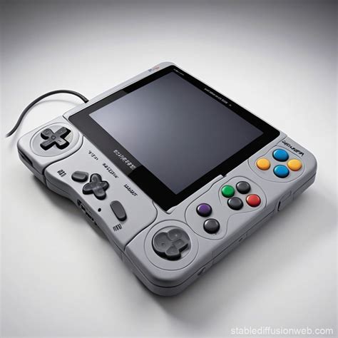Sleek Portable Game Console Design Stable Diffusion Online