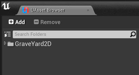 Folder Tree UAsset Browser