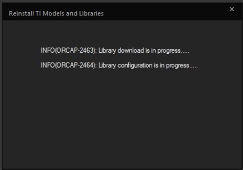 pspice for ti no update on ti library simulation hardware