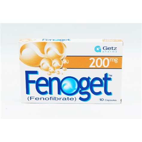 Fenoget Capsules 200mg 10s Medihub
