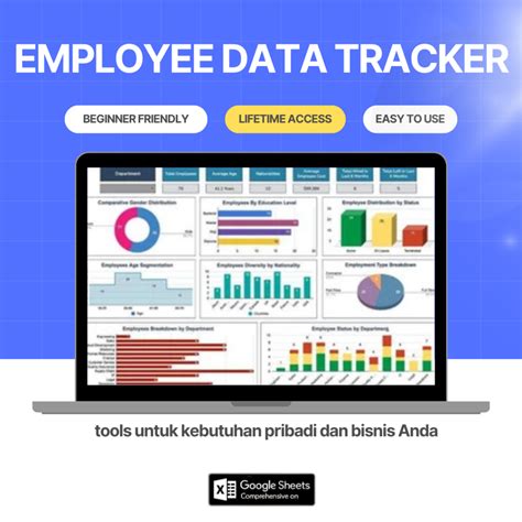 Jual Lifetime Employee Data Management System Employee Database Excel Tool Hr Tool