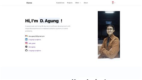 D Agung Sungkono On Linkedin Personalwebsite Digitalpresence