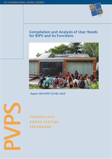 Compilation And Analysis Of User Needs For Bipv And Its Functions Iea