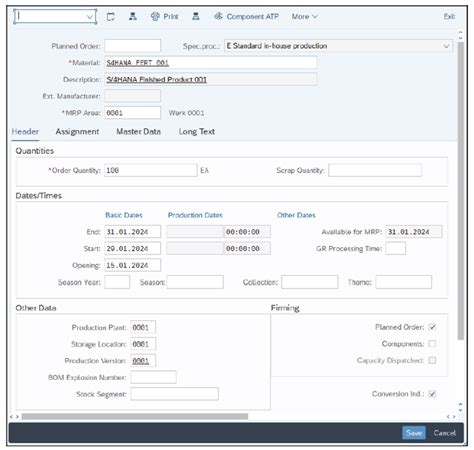Managing Planned Orders In Sap S4hana