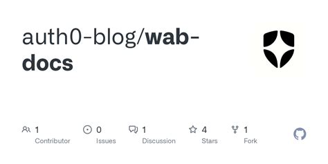 GitHub Auth0 Blog Wab Docs