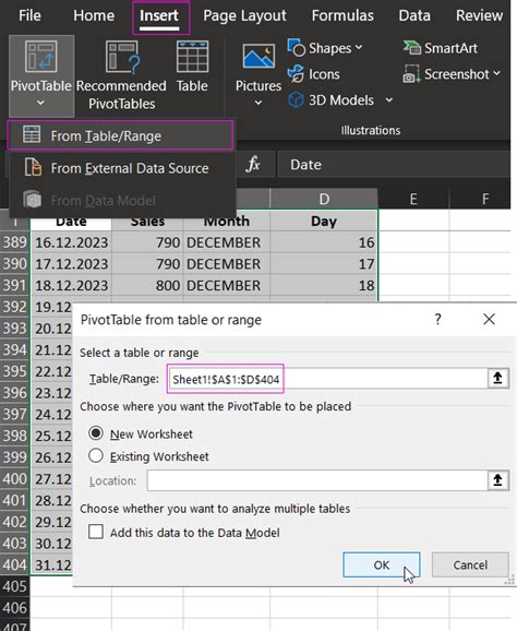 Excel Calendar Template For Data Visualization Download