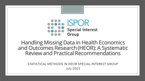 There Is A Large Amount Of Literature On Methods To Handle Missing Data In Randomized Controlled