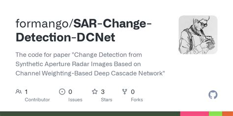 Github Formango Sar Change Detection Dcnet The Code For Paper Change Detection From