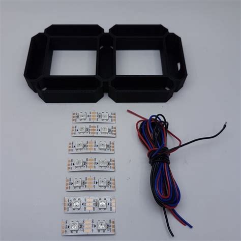 PxlDigit A D Printed Seven Segment Digit Hackaday Io