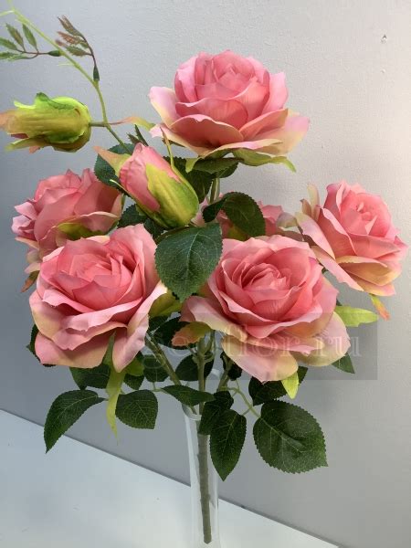 Букет роз с бутонами, 8 г - Букеты - Искусственные цветы - Геофлор