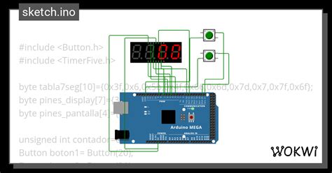 Apartado 6 Practica 2 Wokwi Esp32 Stm32 Arduino Simulator