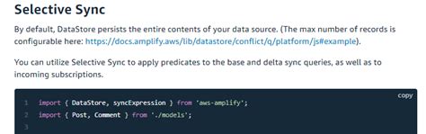 Nfigure Not Working With Selective Sync · Issue 7101 · Aws Amplifyamplify Js · Github