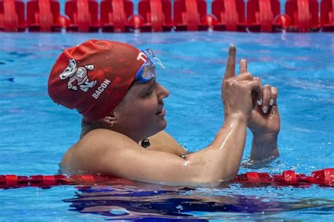2024 Olympics Katie Ledecky Mentors Uw Swimmer Phoebe Bacon Sports