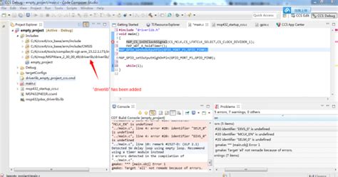 Error In CCS Debug MSP Low Power Microcontroller Forum MSP Low Power Microcontrollers TI