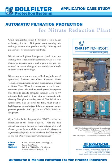 Nitrate Reduction Plant
