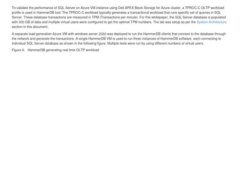 Test Methodology Dell Apex Block Storage For Azure Microsoft Sql