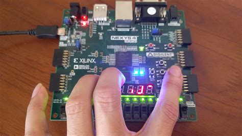 D Lab Nexys4 Ddr Oob Out Of Box Test Youtube