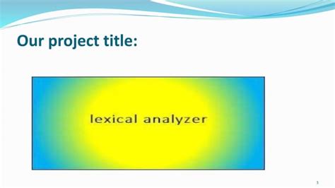Lexical Analyzer Pptx