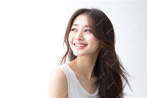 Premium Photo A Woman With A Smile On Her Face