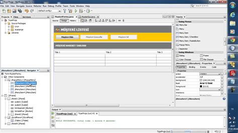 java gui popupmenu oluşturma jtextfieldleri ve jtable public static