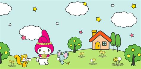 Vector Illustration Cute Little Bunny Mouse Squirrel And A House In The Forest For Coloring Book
