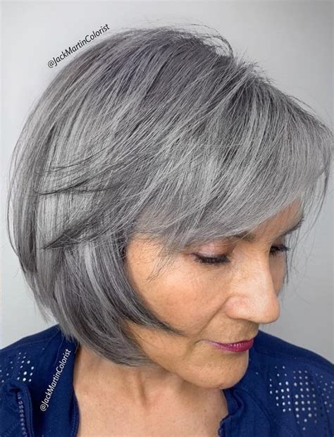 Gray Bob Haircuts So Beautiful Youll Be Obsessed