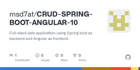 github msd7at crud spring boot angular 10 full stack web application