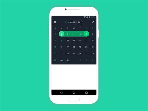The Android Arsenal Date And Time Pickers Cosmocalendar