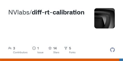 Github Nvlabsdiff Rt Calibration