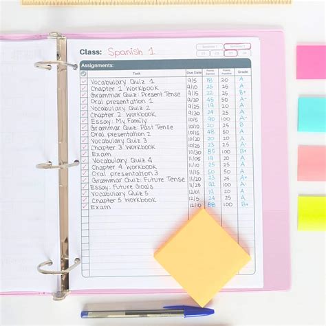Babe Assignment Tracker FREE PDF Download Printables For Life