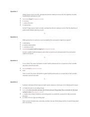 BIO201 Mod 2 Mastery Exercise Question 1 Which Requires Rapid Accurate And Objective Decision