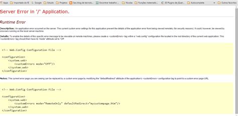 Mvc Erro Ao Publicar Site Stack Overflow Em Português