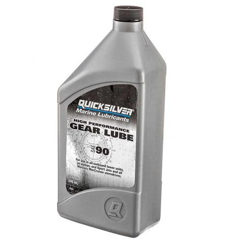 QUICKSILVER Quicksilver SAE 90 High Performance Gear Lube, Quart | West ...