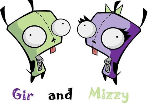 Gir And Mizzy Gir From Invader Zim Homies Mario Characters Fictional Characters Bart Simpson