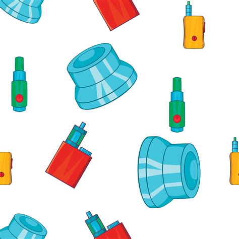 Electronic Smoking Cigarette Pattern 15224550 Vector Art At Vecteezy