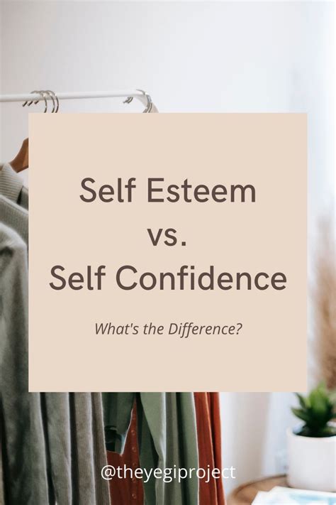 What Is The Difference Between Self Esteem And Self Confidence In 2022