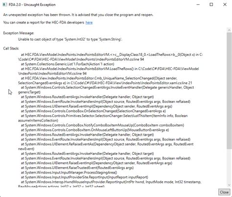 Index Point Id Can Be String Or Integer · Issue 518 · Hydrologicengineeringcenterhec Fda · Github