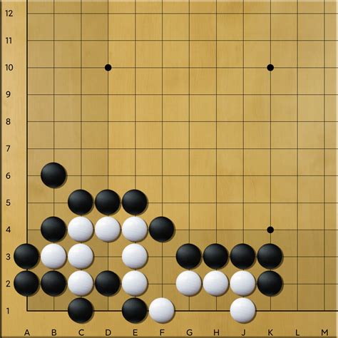 死活1 22黑先围棋死活题8月19日 宝典 棋谱 田克