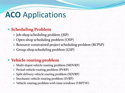 Ant Colony Optimization Pptx Computer Networking Computing