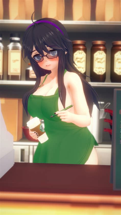 Rule 34 Apron Only Big Ass Big Breasts Cute Embarrassed Glasses Hex