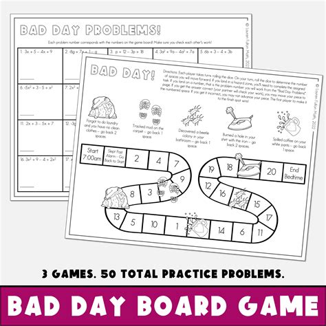 Combining Like Terms Activity Partner Activities Free Lauren Fulton