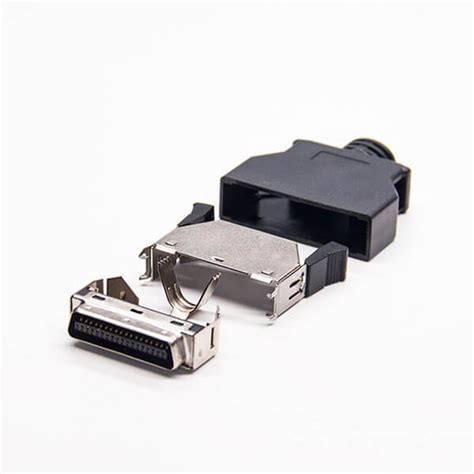 One Touch Lock SCSI Pin MDR Male Solder Plug Connector