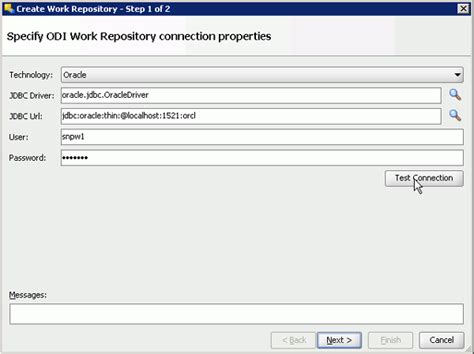 Odi11g Creating And Connecting To Odi Master And Work Repositories