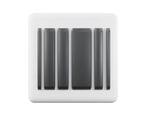 3d Rendering Barcode Minimal 22207267 Png