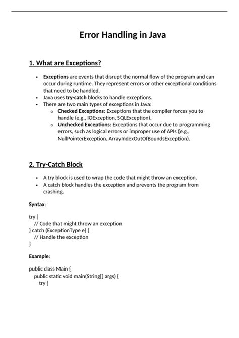 File Handling In Java Reading Writing And Managing Files With