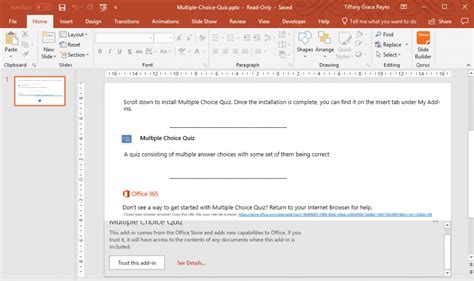 How To Create A Quiz In PowerPoint Using A PowerPoint Add In