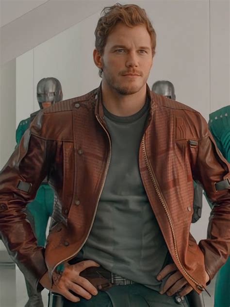 Chris Pratt Guardians Of The Galaxy Star Lord Leather Jacket The
